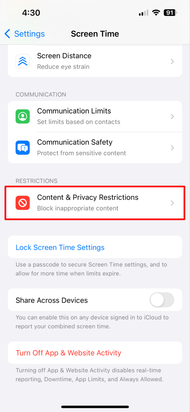 How to put parental controls on an iPhone | TechRadar