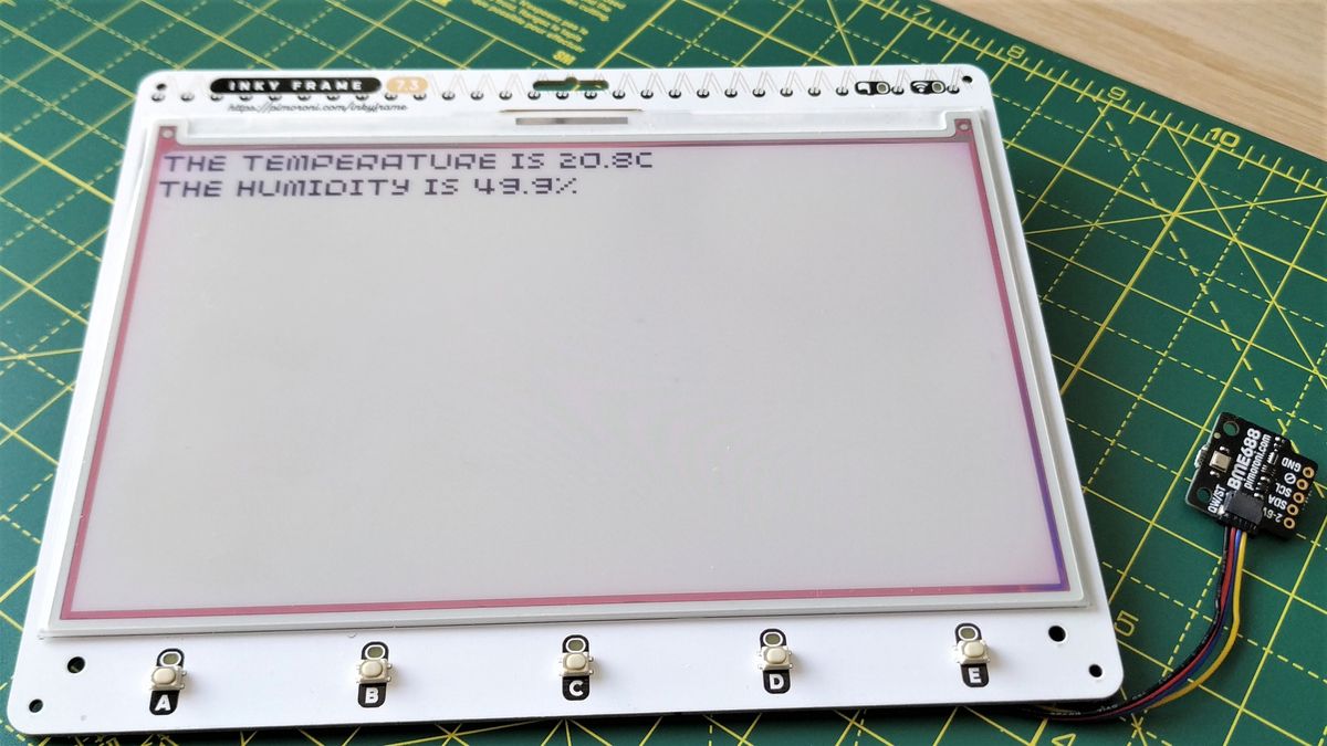 Pimoroni Inky Frame Review: Programmable Color E Ink Screen | Tom's ...