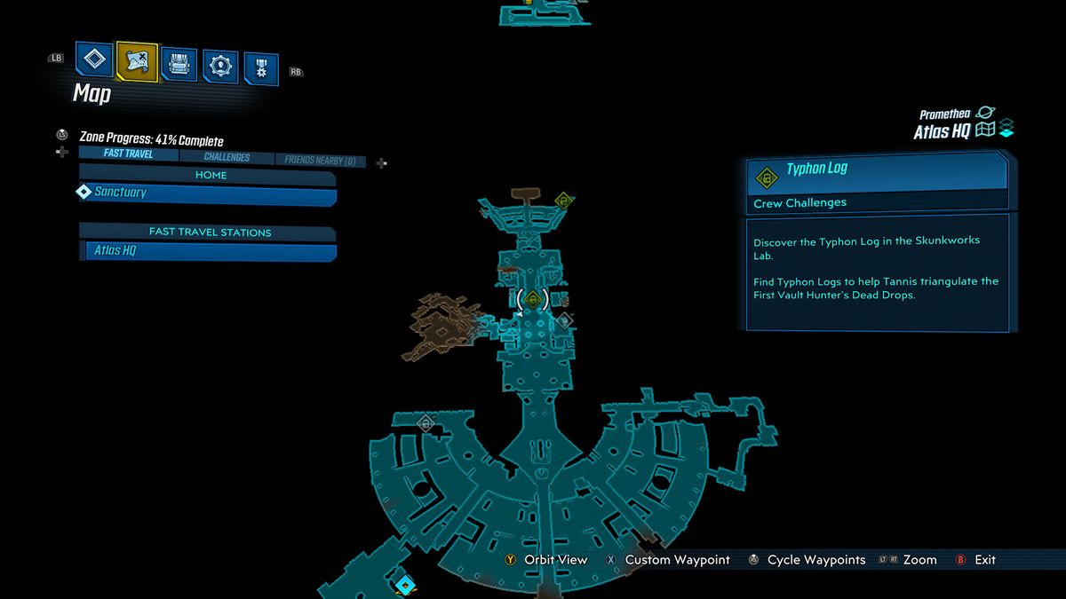 Promethea & Athenas Typhon Logs - Borderlands 3 Typhon Log locations ...