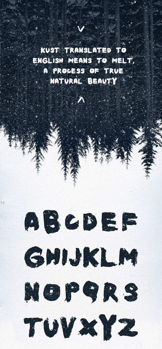 Font of the day: Kust | Creative Bloq