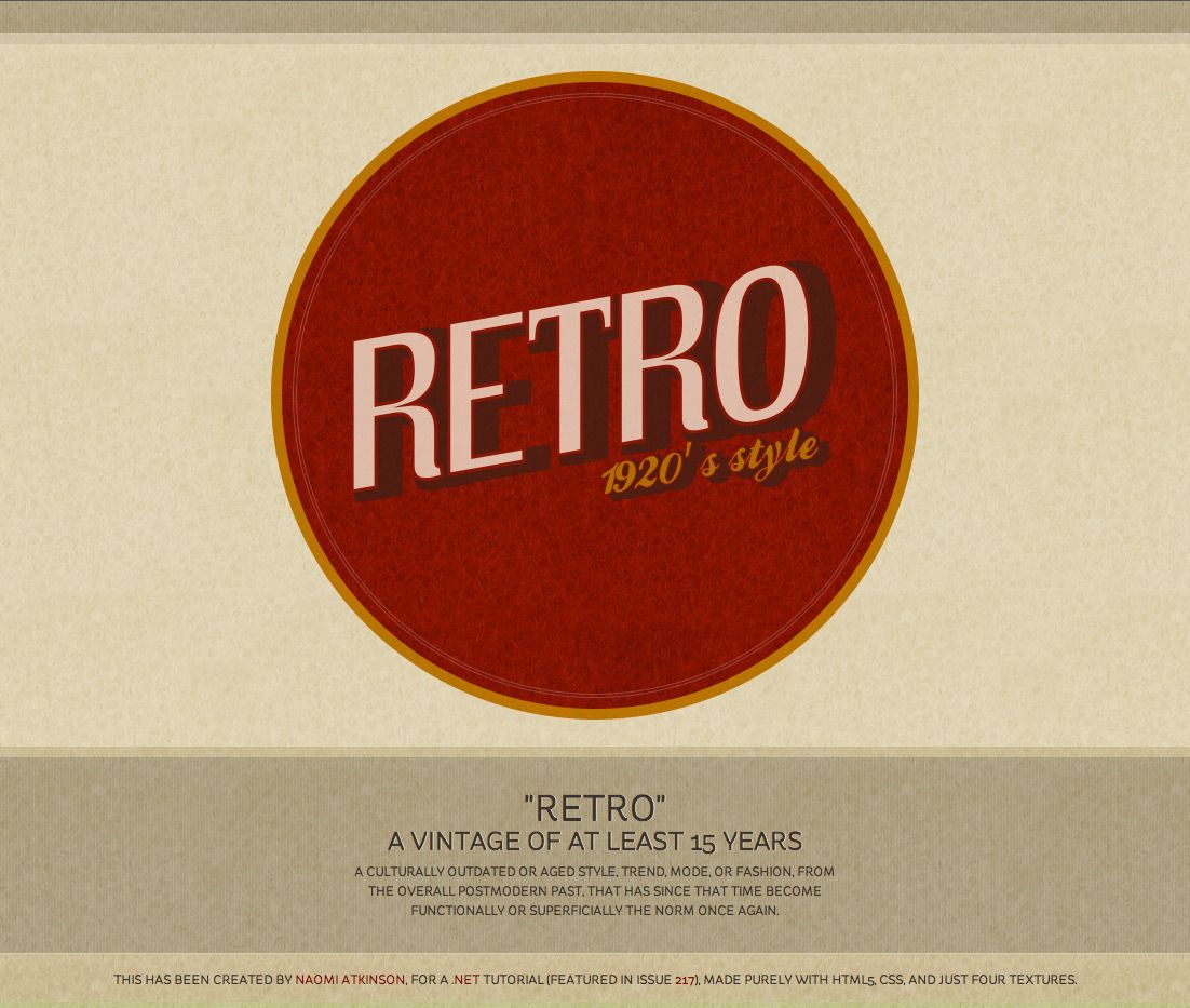 Create awesome retro designs with Photoshop and CSS | Creative Bloq