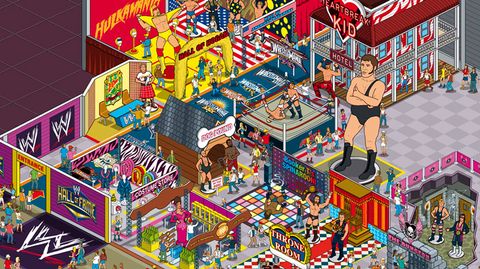 A brilliant piece of isometric art for you to wrestle with | Creative Bloq