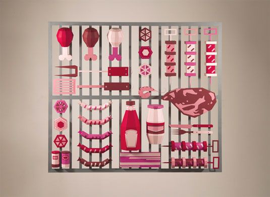Papercraft BBQ is a meat-feast for the eyes | Creative Bloq