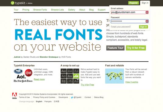 How to embed web fonts into your site with Typekit | Creative Bloq