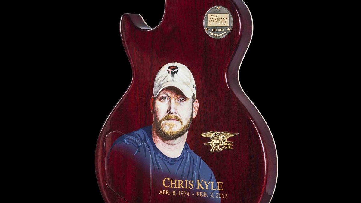 Gibson's American Sniper guitar features bullet shell from real ...