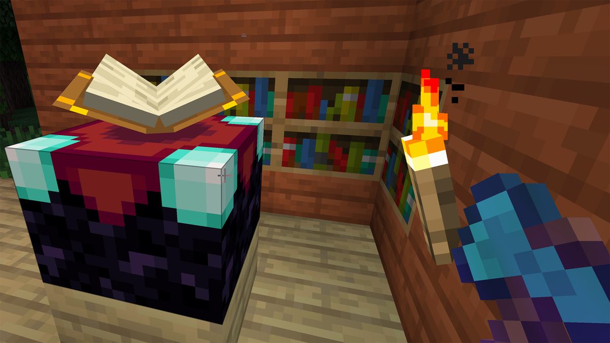 How to enchant axes in Minecraft | GamesRadar+