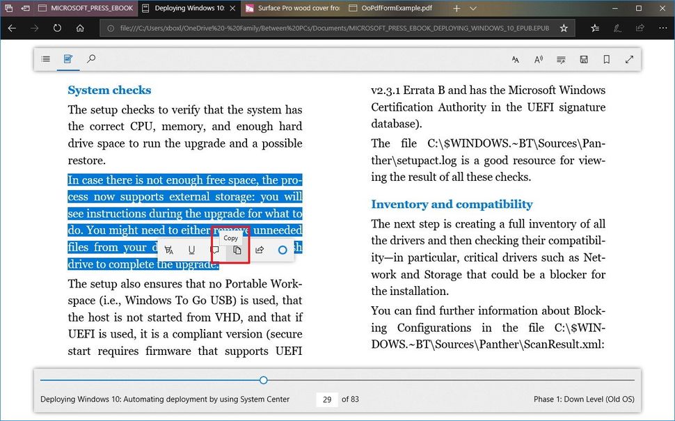 How to use Microsoft Edge's reading features in Windows 10 April 2018 ...