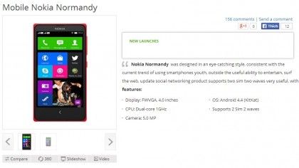 Nokia going low-end Android with the Normandy, according to new specs ...