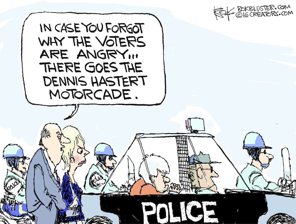 Editorial Cartoon U.S. Voter Anger 2016 | The Week