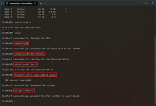 How to use DiskPart to clean and format drive not working on Windows 10 ...