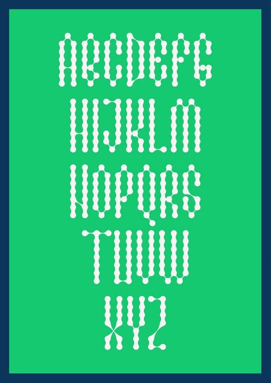 An organic typeface with a digital inspiration | Creative Bloq