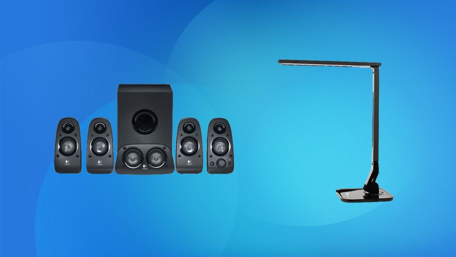 Save 38% on Logitech Surround Sound and get a hi-tech desk lamp at 60% ...