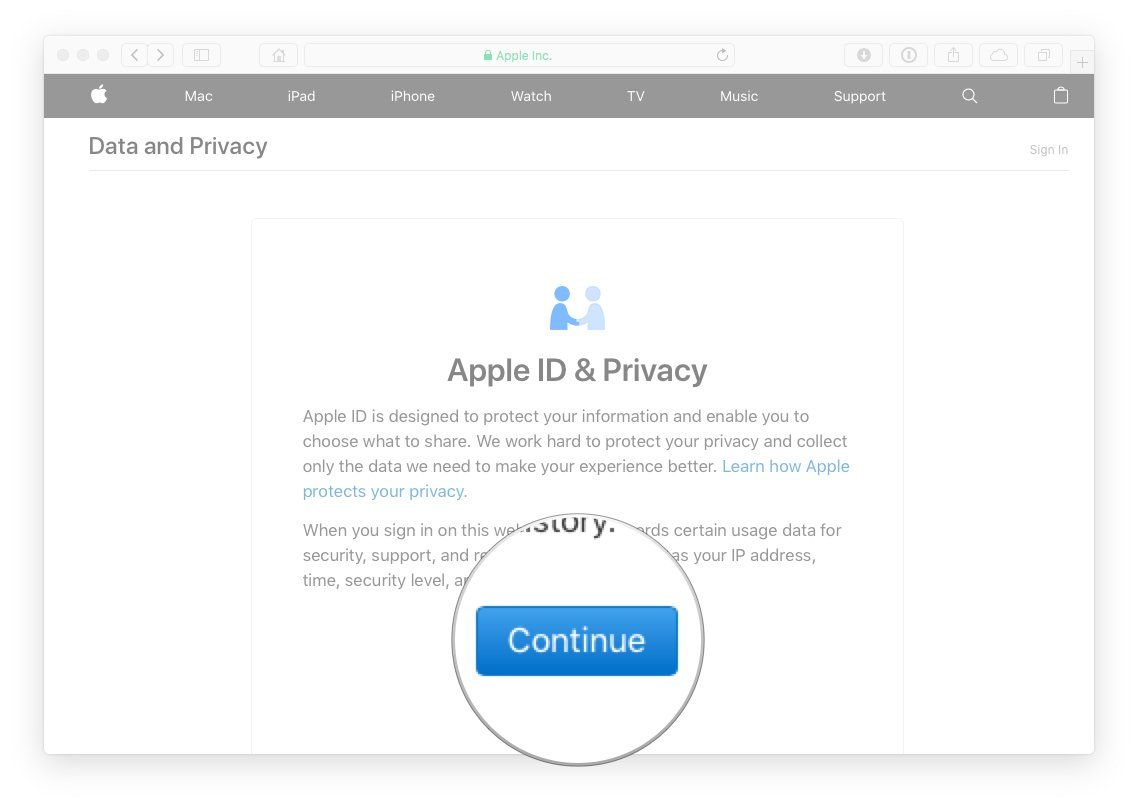 How to use Apple's data and privacy portal | iMore