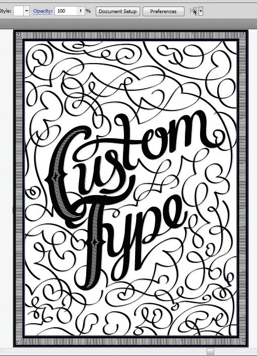 Use the Calligraphic Brush tool to create decorative type | Creative Bloq