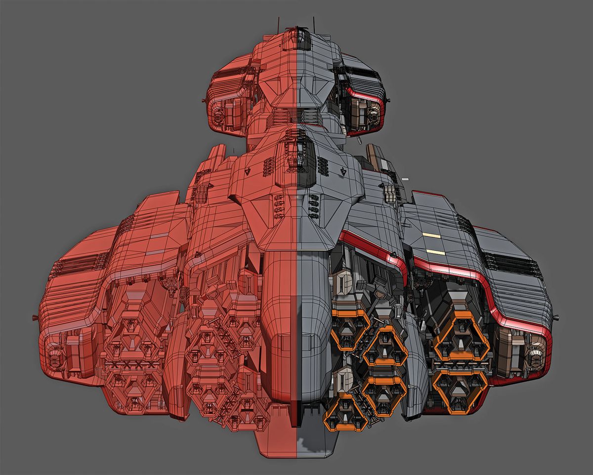 Modelling a spaceship for gameplay design | Creative Bloq