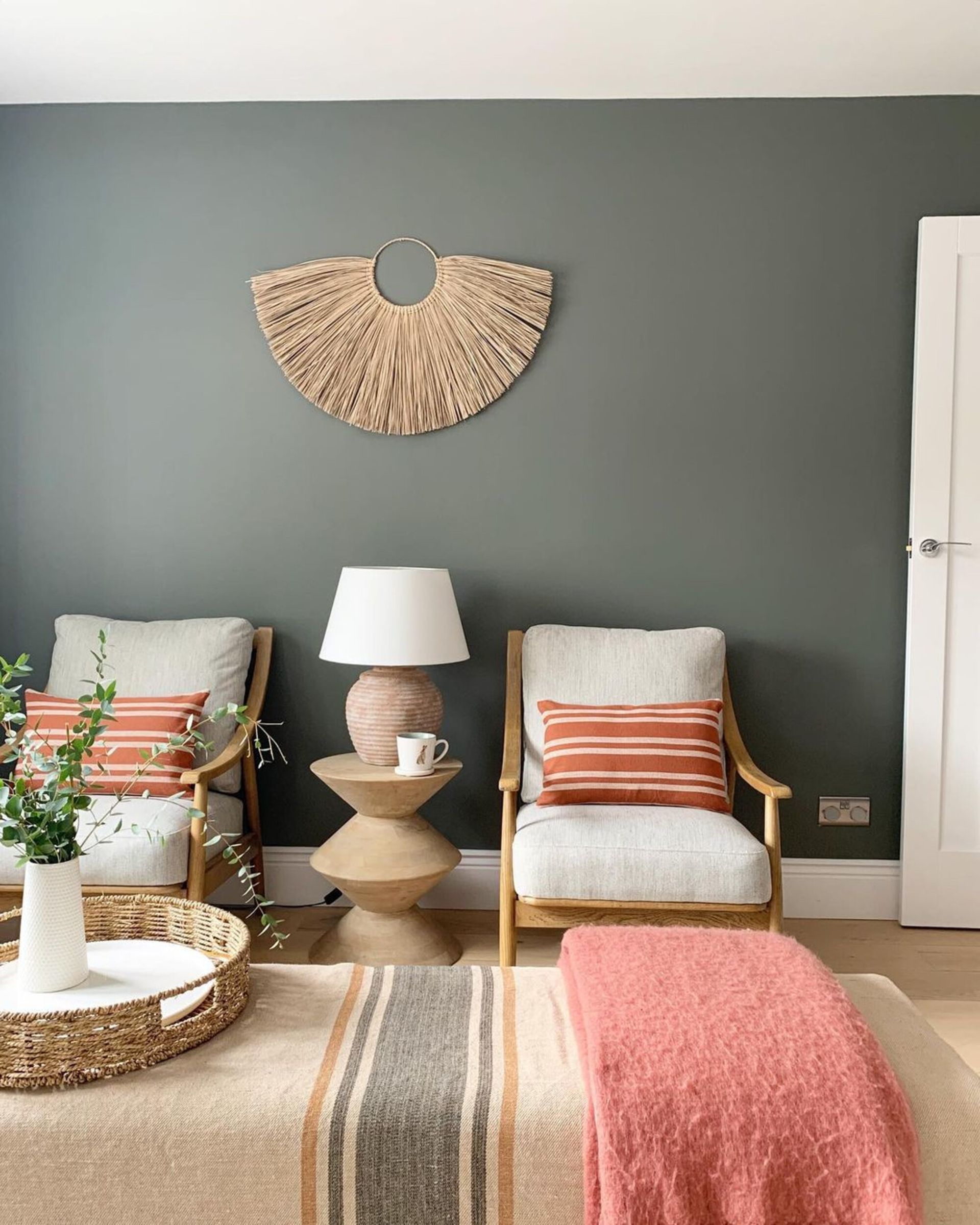 4 ways to decorate with Peppercorn grey paint color | Livingetc