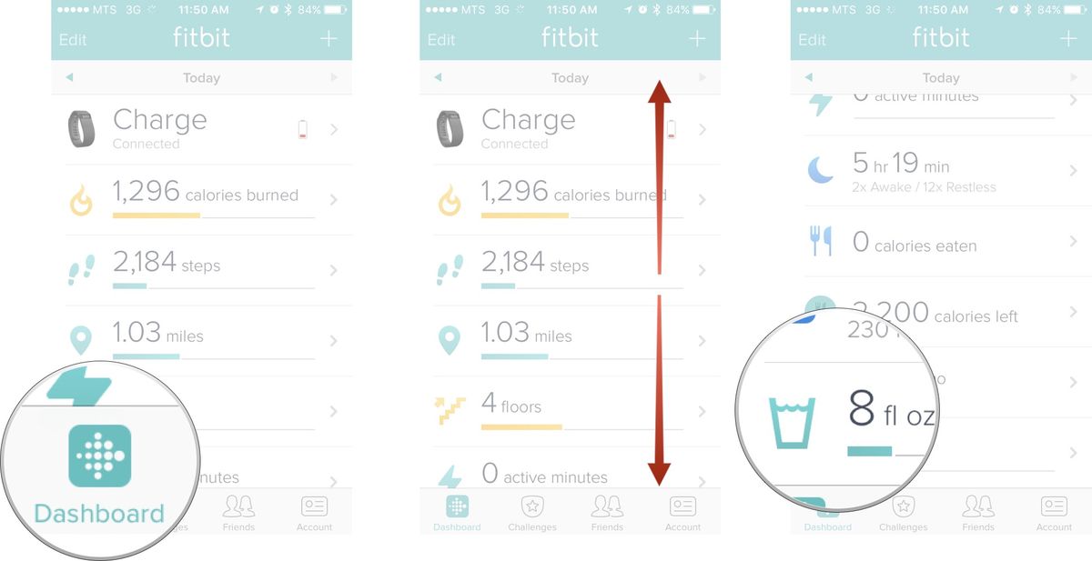 How to view your progress on the Dashboard with Fitbit for iPhone and ...