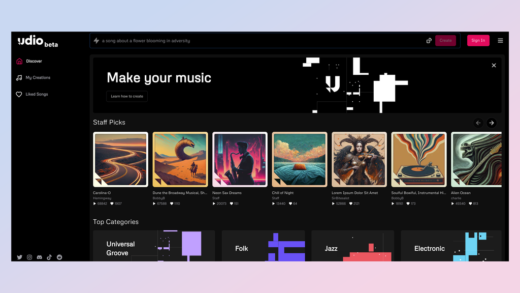 How to make music with AI using Udio | Tom's Guide