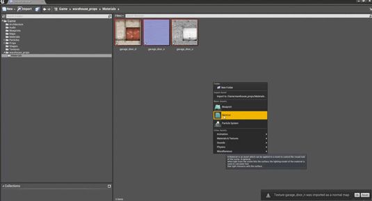 How to add assets and materials to a basic 3D game environment ...