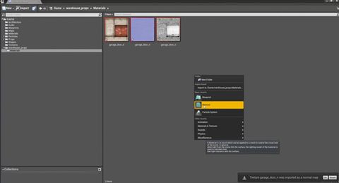 How to add assets and materials to a basic 3D game environment ...