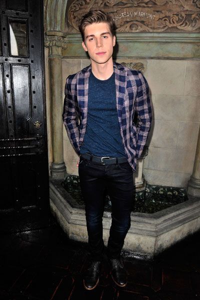 Nolan Gerard Funk for Versace Underwear - Glee's Nolan Gerard Funk ...