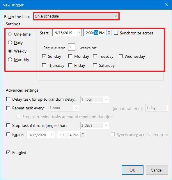 How to schedule a Windows Defender Antivirus scan on Windows 10 ...