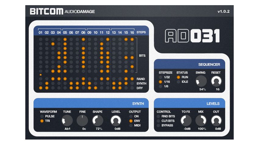 Audio Damage Bitcom: the "bit-bashing step sequencer with attitude ...