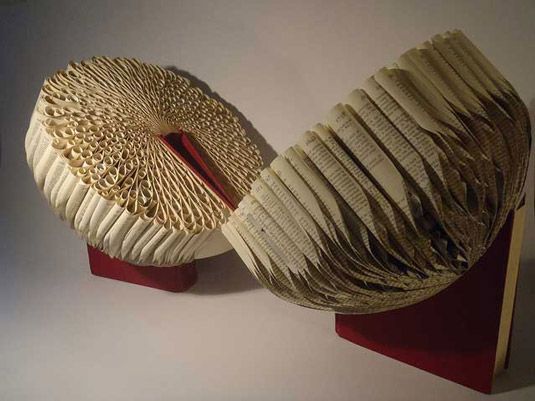 Unwanted books transformed into floral sculptures | Creative Bloq