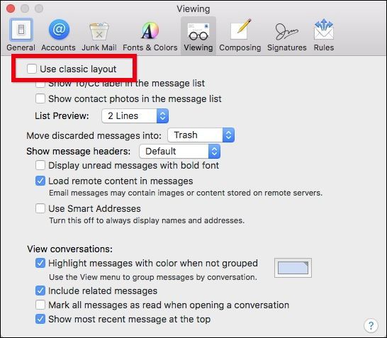 Changed the Mac Mail app layout and can't get it back? Here's the fix ...