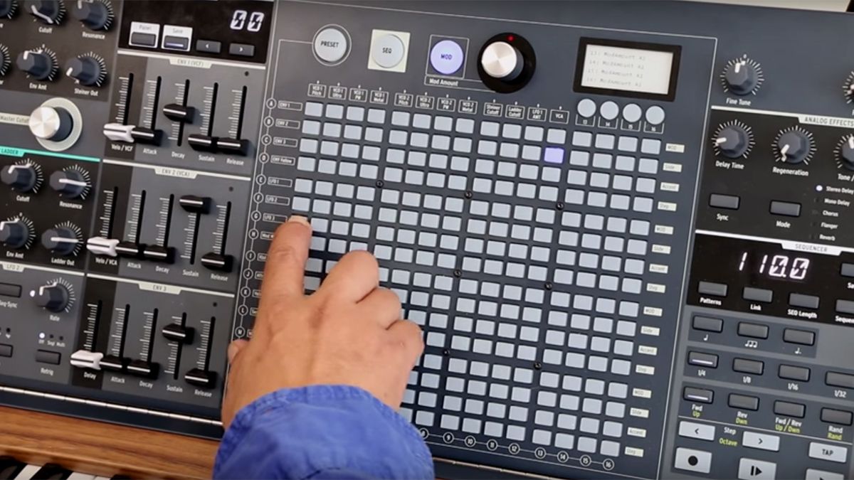 The Arturia MatrixBrute synthesizer's epic modulation matrix explained ...