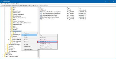 How to specify deadlines for automatic updates and restarts on Windows ...