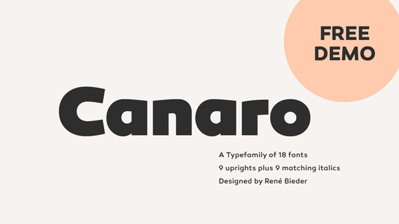Font of the day: Canaro | Creative Bloq