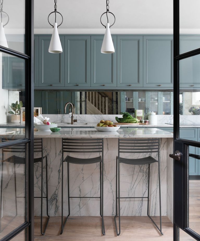 10 light blue kitchen ideas for a bright, versatile scheme | Homes and ...