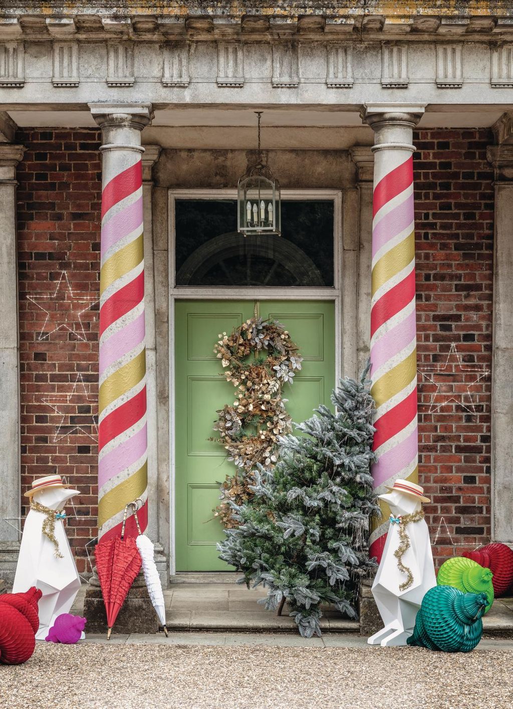 Christmas door decorating ideas - stylish ways to make your home ...