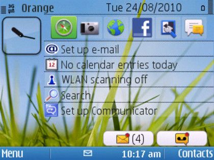 Nokia E5: Interface - Nokia E5 review - Page 2 | TechRadar