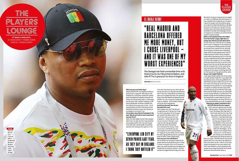 El Hadji Diouf interview: Liverpool “bottled” the league last season ...