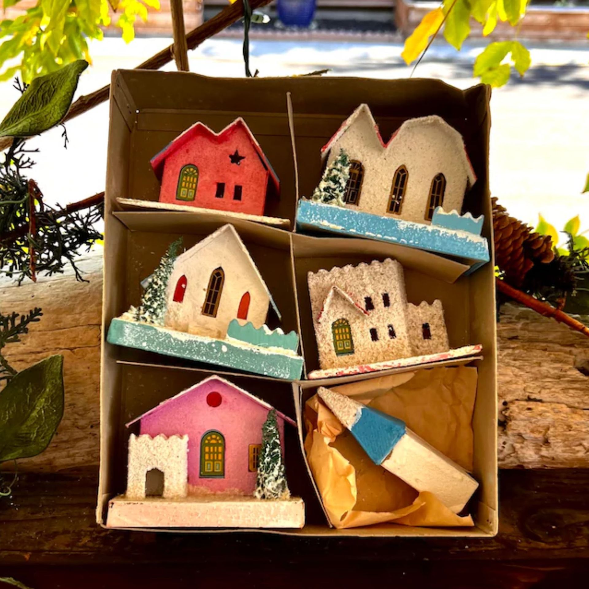 Why I think you need some putz houses to decorate with this Christmas ...