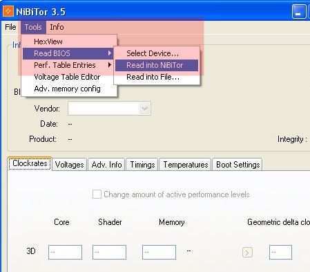 Starting Nibitor And Acquiring BIOS Information - Overclock Your ...