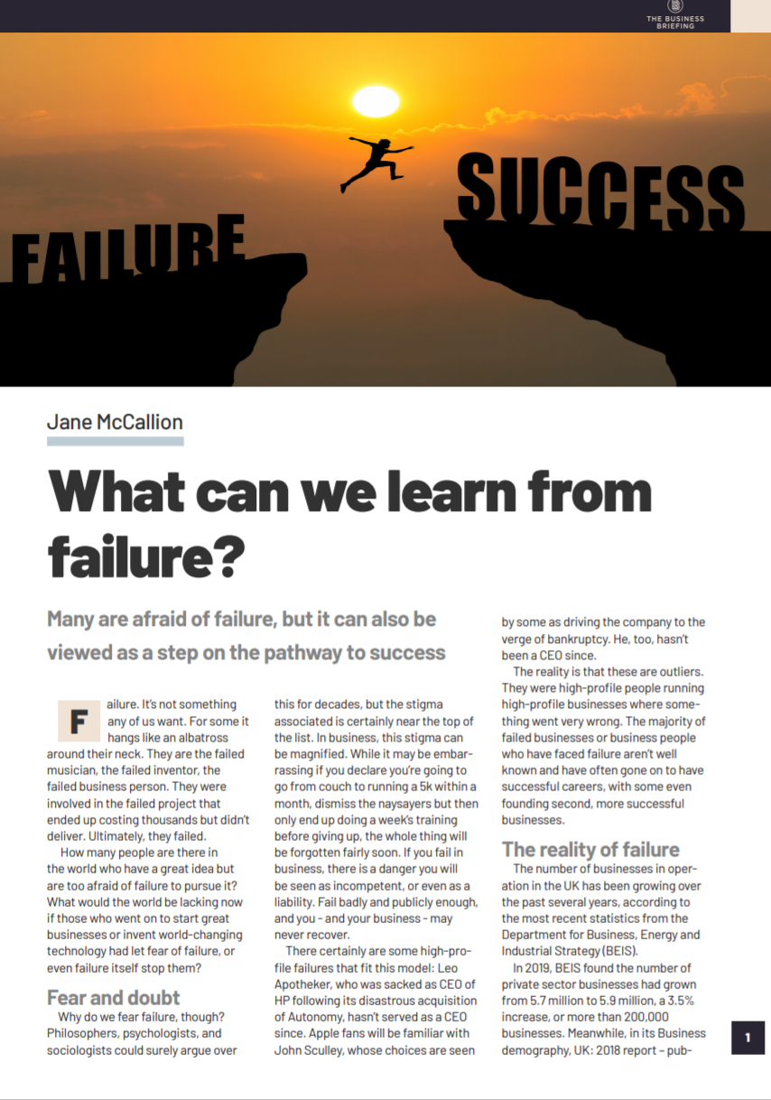 What can we learn from failure? | IT Pro