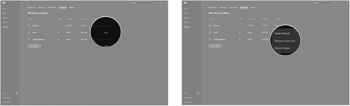 How to save Oculus Rift apps in different locations on your PC ...
