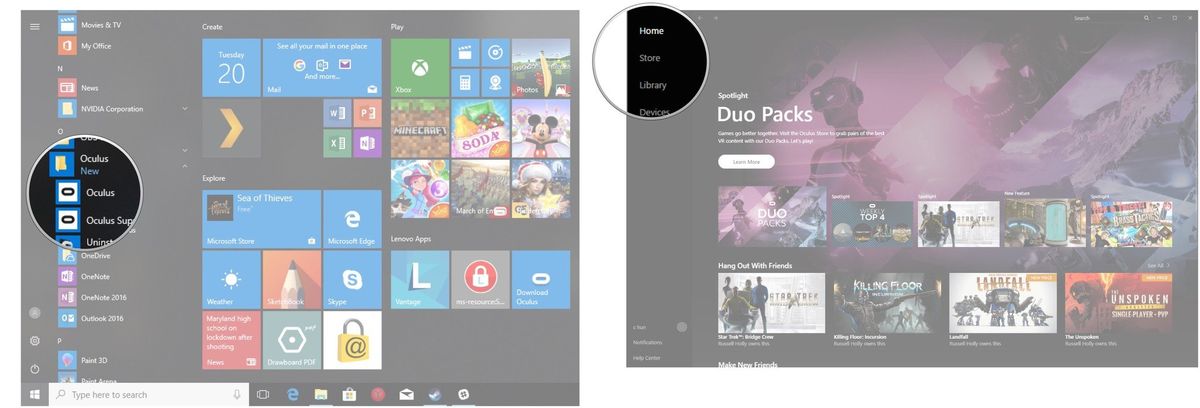 How to use the Oculus Store | Windows Central