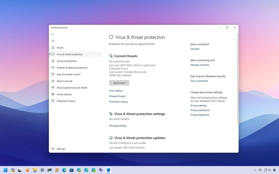 How to get started with Microsoft Defender Antivirus on Windows 11 ...