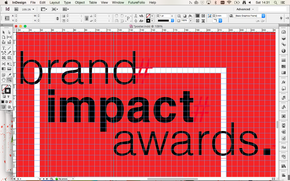 Make a typographical poster using Adobe InDesign | Creative Bloq