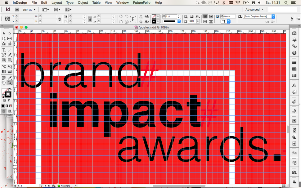 Make a typographical poster using Adobe InDesign | Creative Bloq