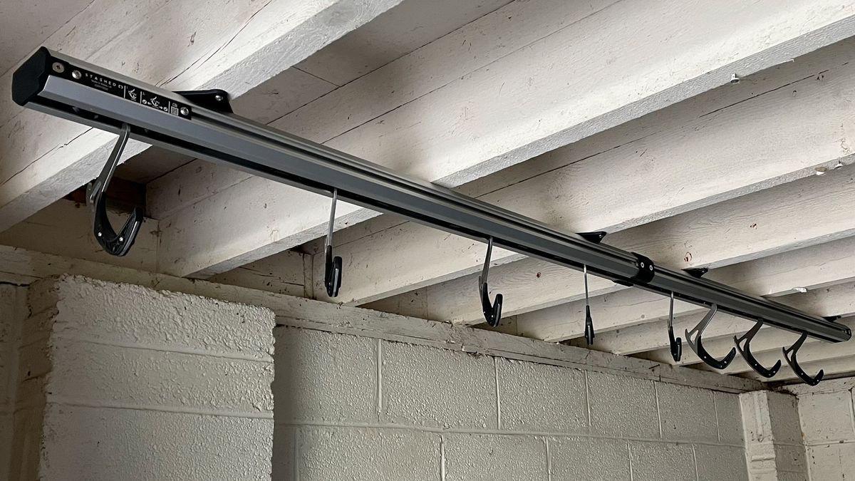 Stashed Products SpaceRail review – suspended storage for multiple ...
