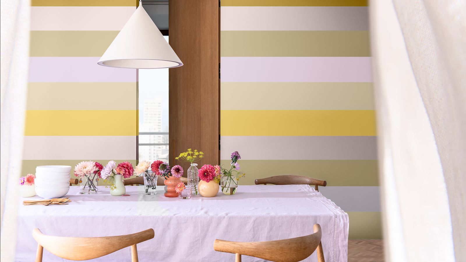 How to paint stripes on a wall: a step-by-step guide | Ideal Home