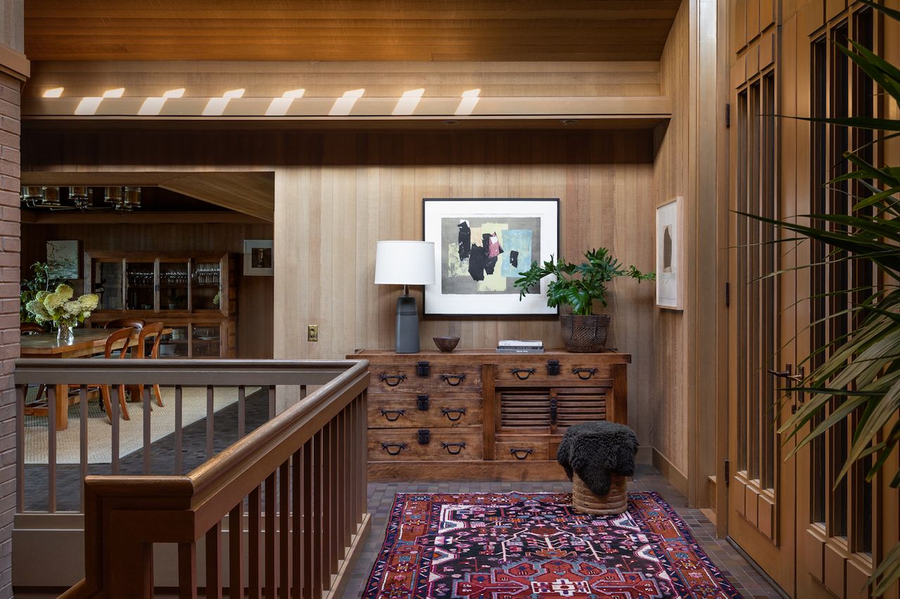 Explore A Striking Cabin-Style House With Mid Century Interiors