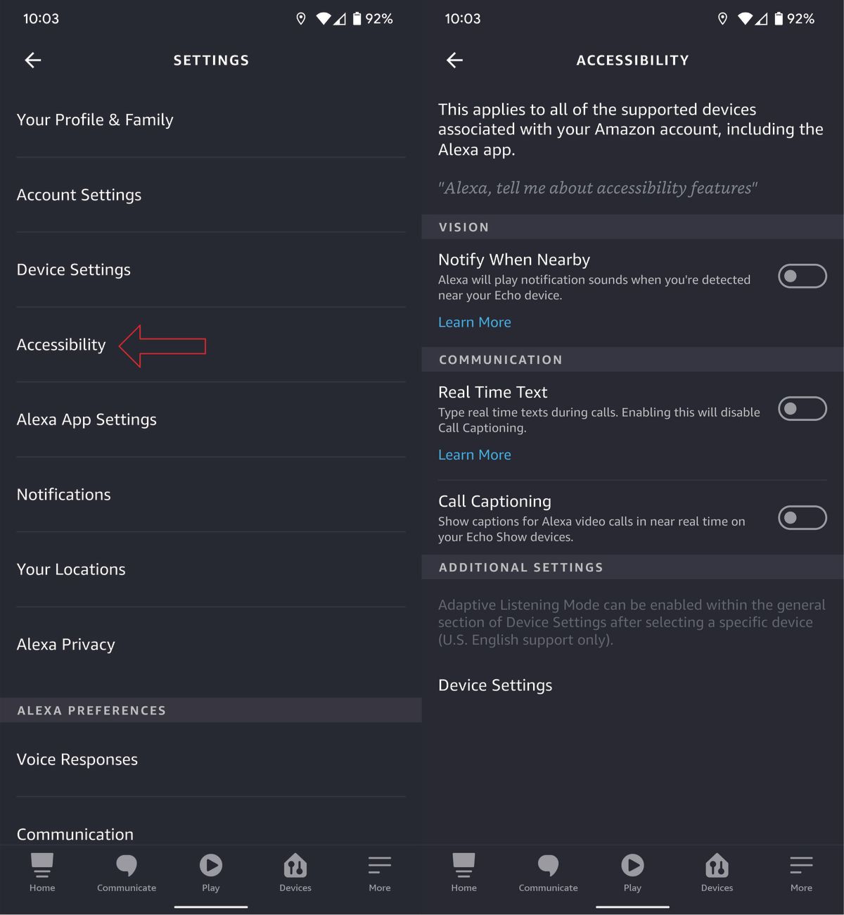 How to discover and enable Amazon Alexa's accessibility features ...
