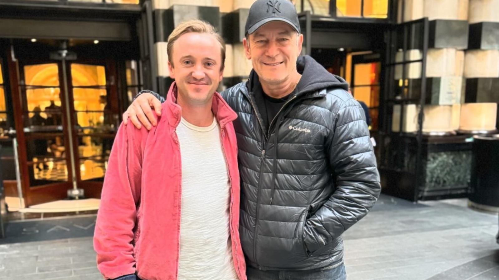 Tom Felton Just Reunited With His 'Harry Potter' Dad | Marie Claire