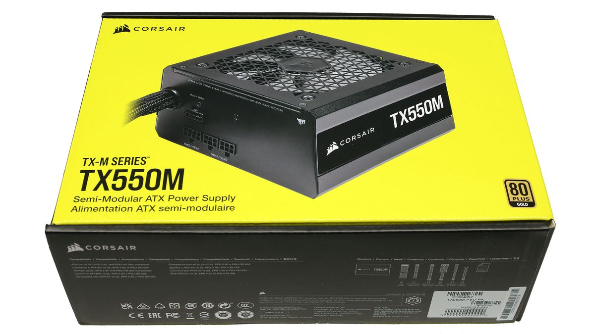 Corsair TX550M Power Supply Review | Tom's Hardware